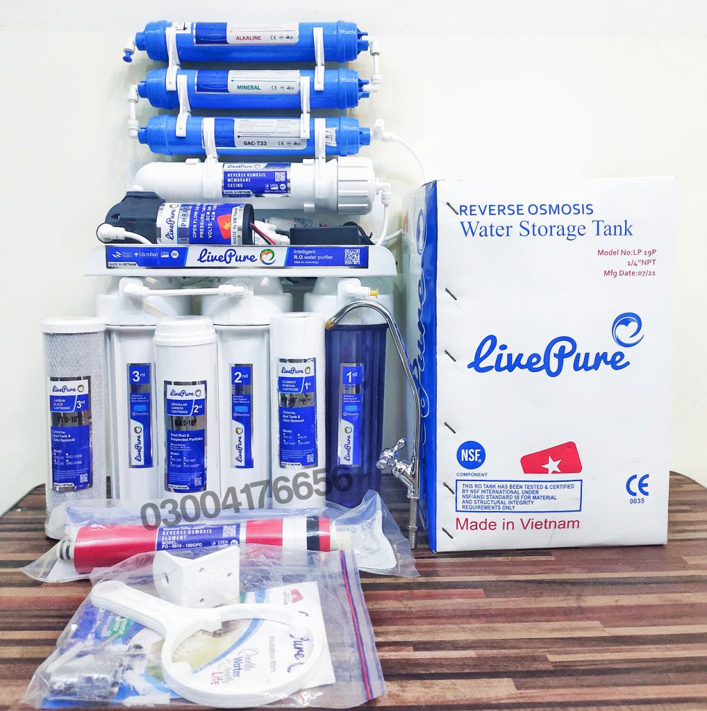 LivePure original Vietnam 9 Stages RO+UV Water Filter Plant for Home ...